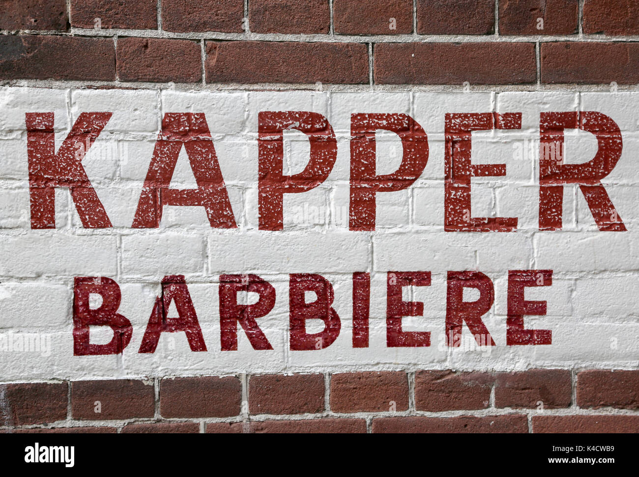 Barber Shop Sign In Written High Resolution Stock Photography and ...