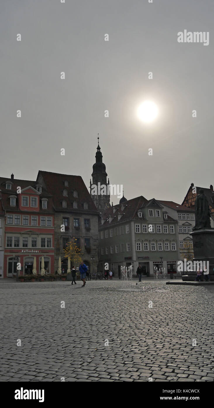 Old town facades of the city of coburg hi-res stock photography and ...