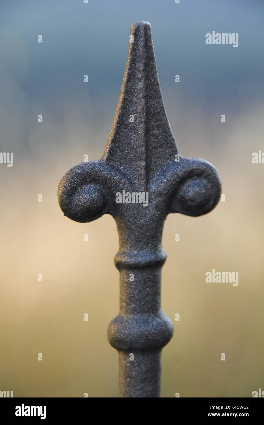 Top Of A Fence Post Stock Photo - Alamy
