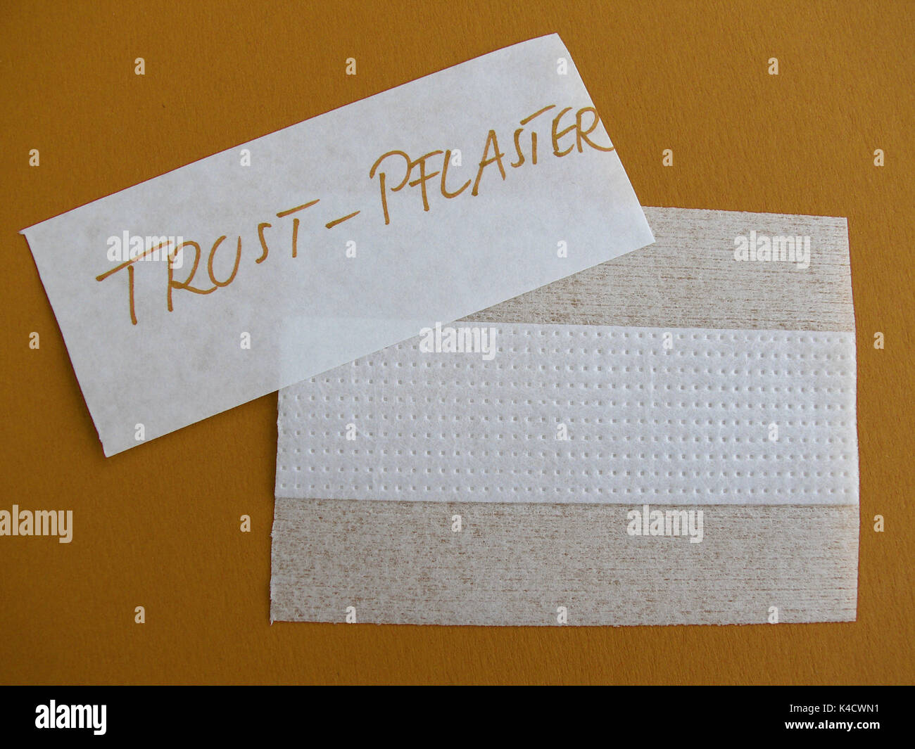 Consolation Plaster, Symbol Stock Photo - Alamy