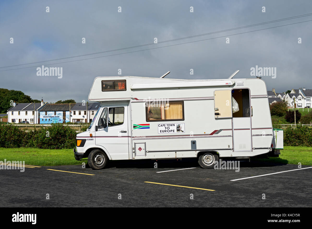 Motorhome parked in Kilrush, County Clare, Southern Ireland Stock Photo ...