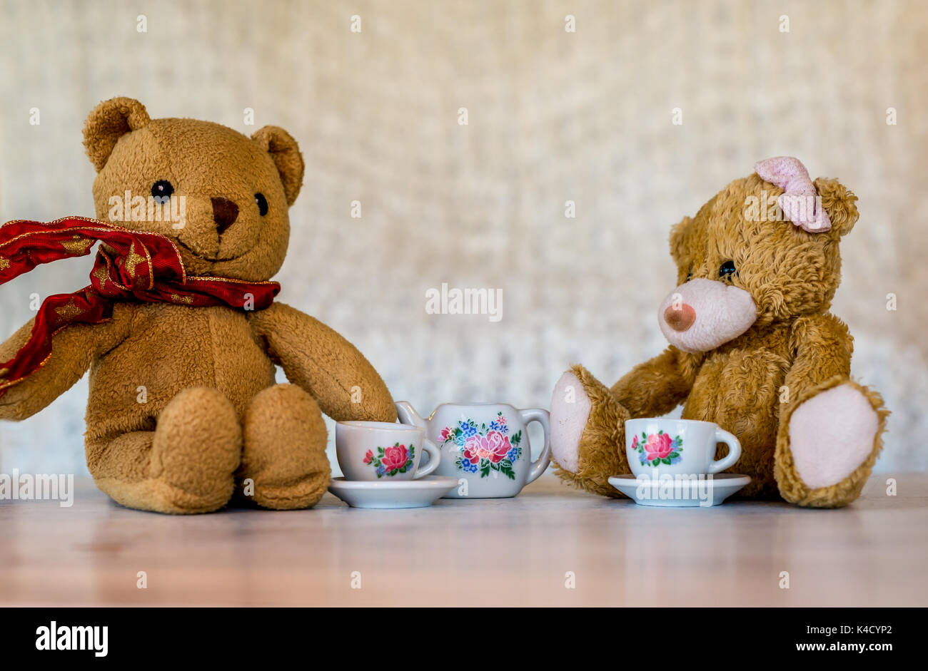 Doll girl tea party hi-res stock photography and images - Alamy