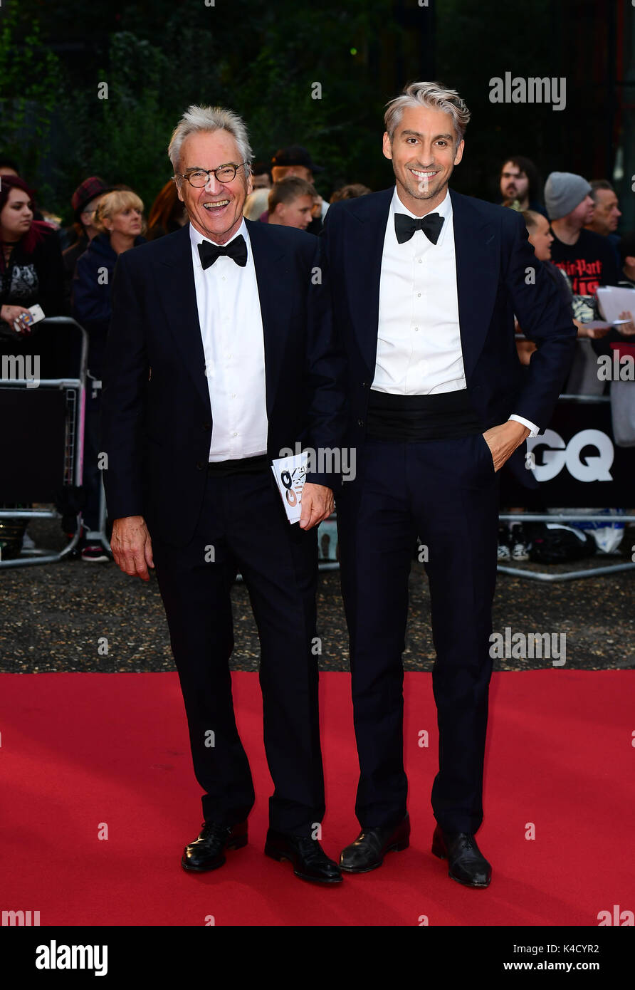 Larry Lamb (left) and George Lamb attending the GQ Men of the Year ...