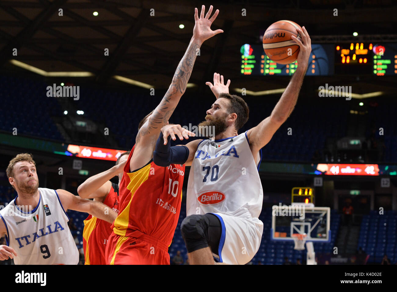 Luigi Datome of Italy during EuroBasket Group B, the game between Italy ...