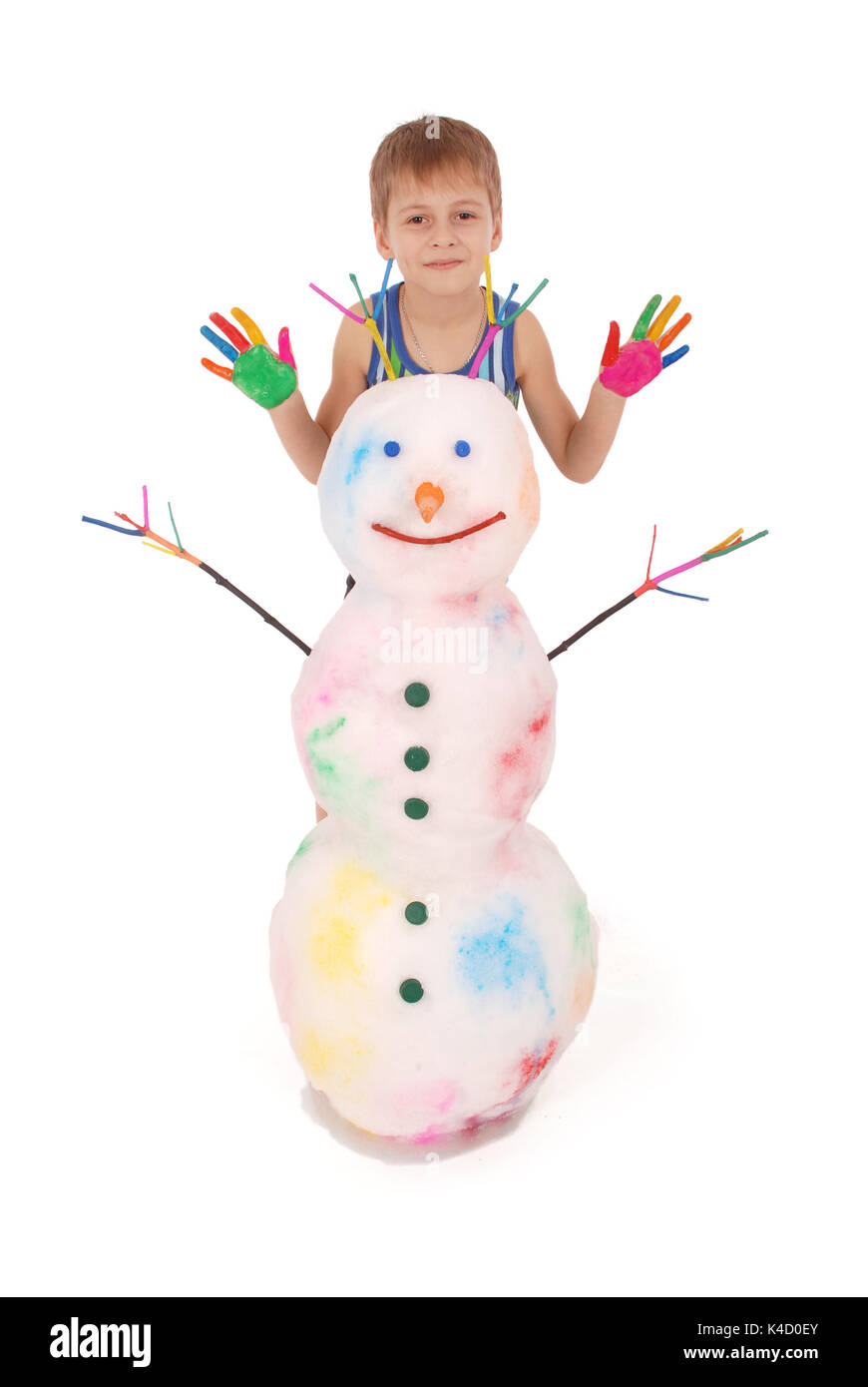 Snowman paint hi-res stock photography and images - Alamy
