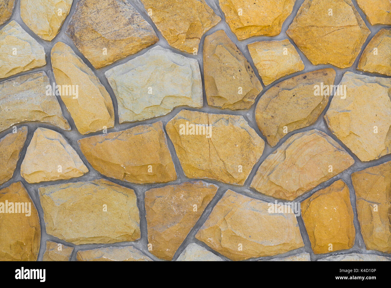 Different sizes of sand stones. Stone wall pattern background Stock ...
