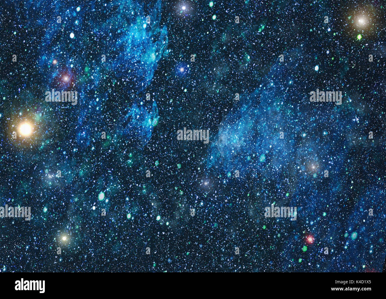 Colorful Starry Night Sky Outer Space background Stock Photo - Alamy