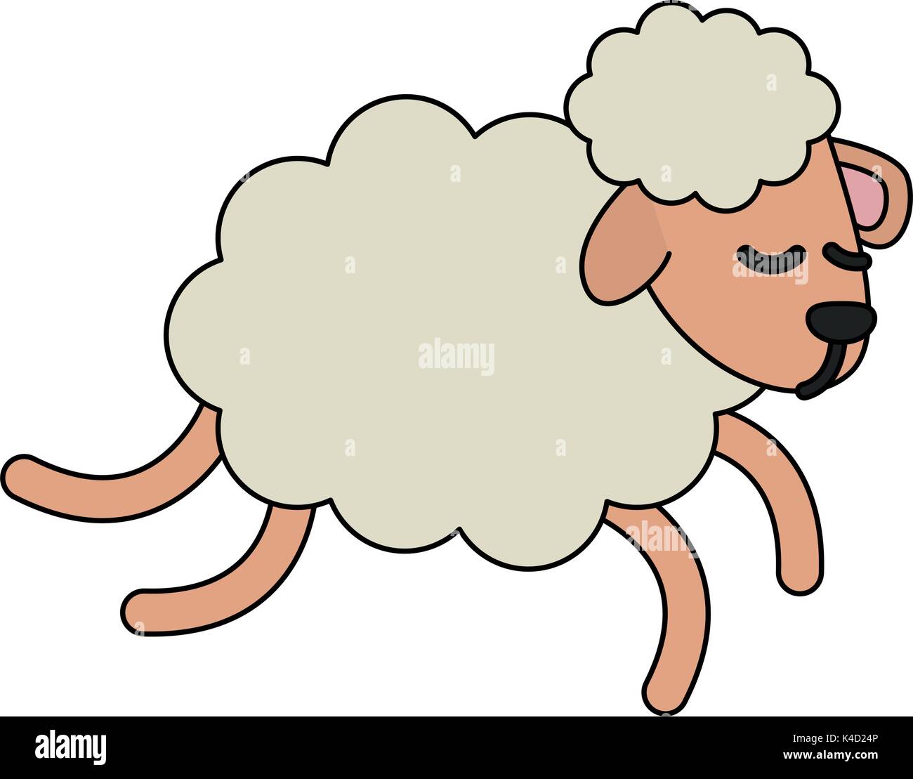 sheep jumping icon image Stock Vector Image & Art - Alamy