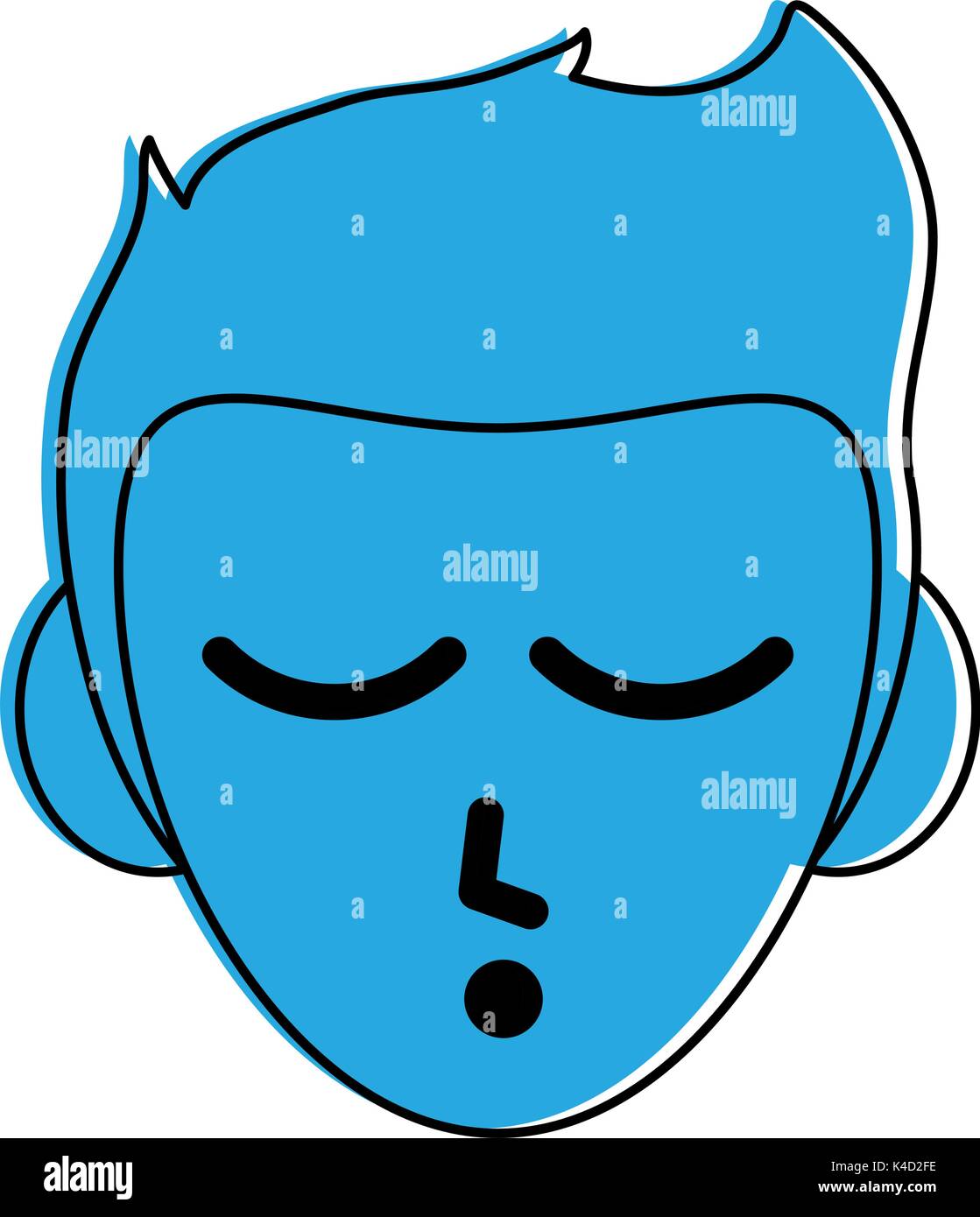 man sleeping face sleep related icon image Stock Vector Image & Art - Alamy