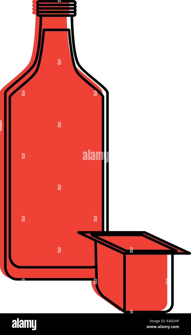 bottle and small box icon image Stock Vector Image & Art - Alamy
