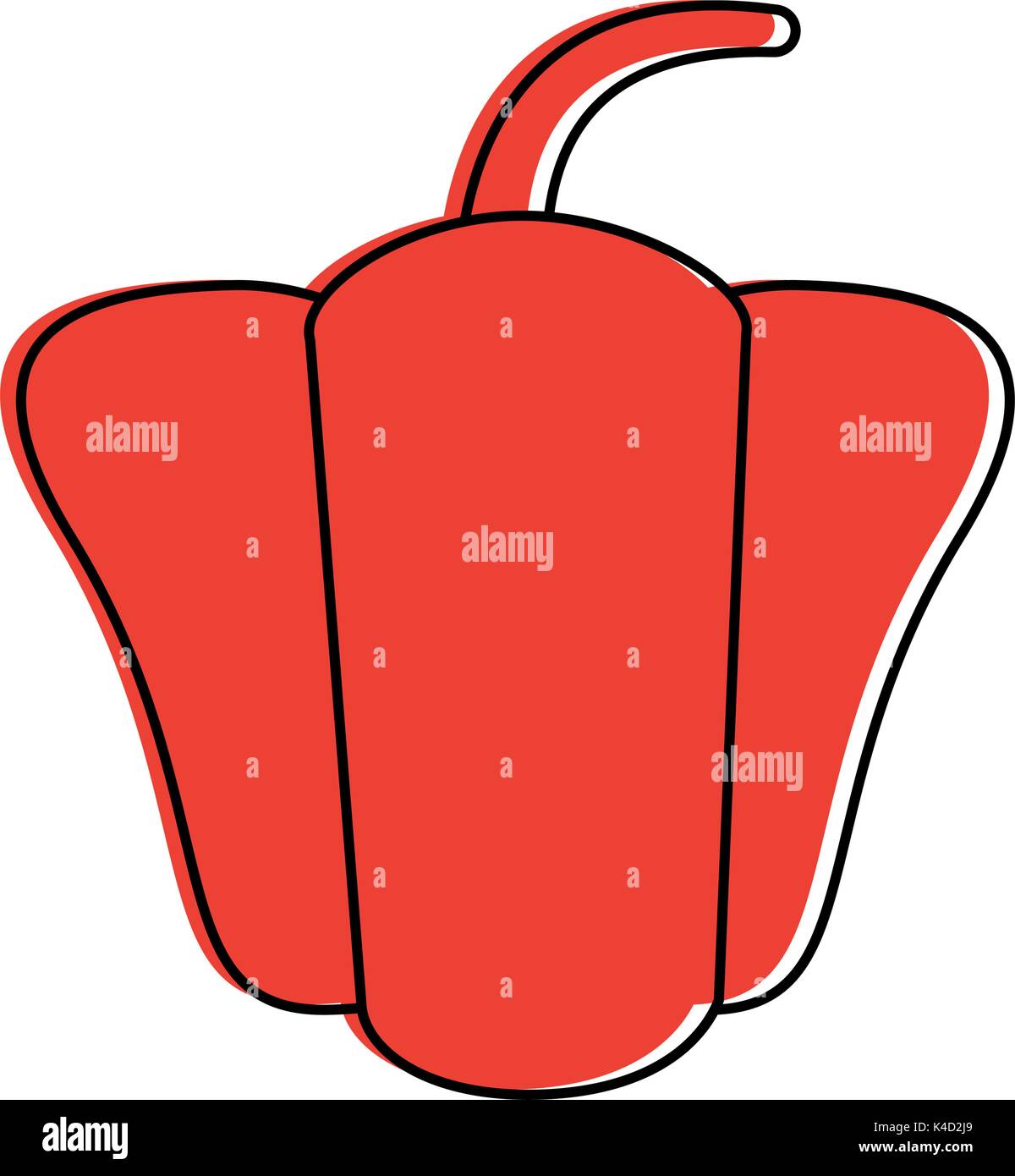 bell pepper vegetable icon image Stock Vector Image & Art - Alamy