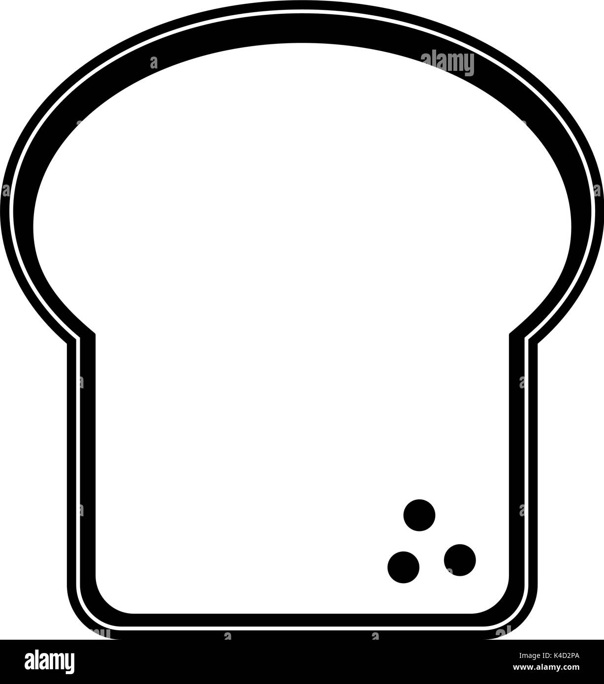 bread slice icon image Stock Vector Image & Art - Alamy