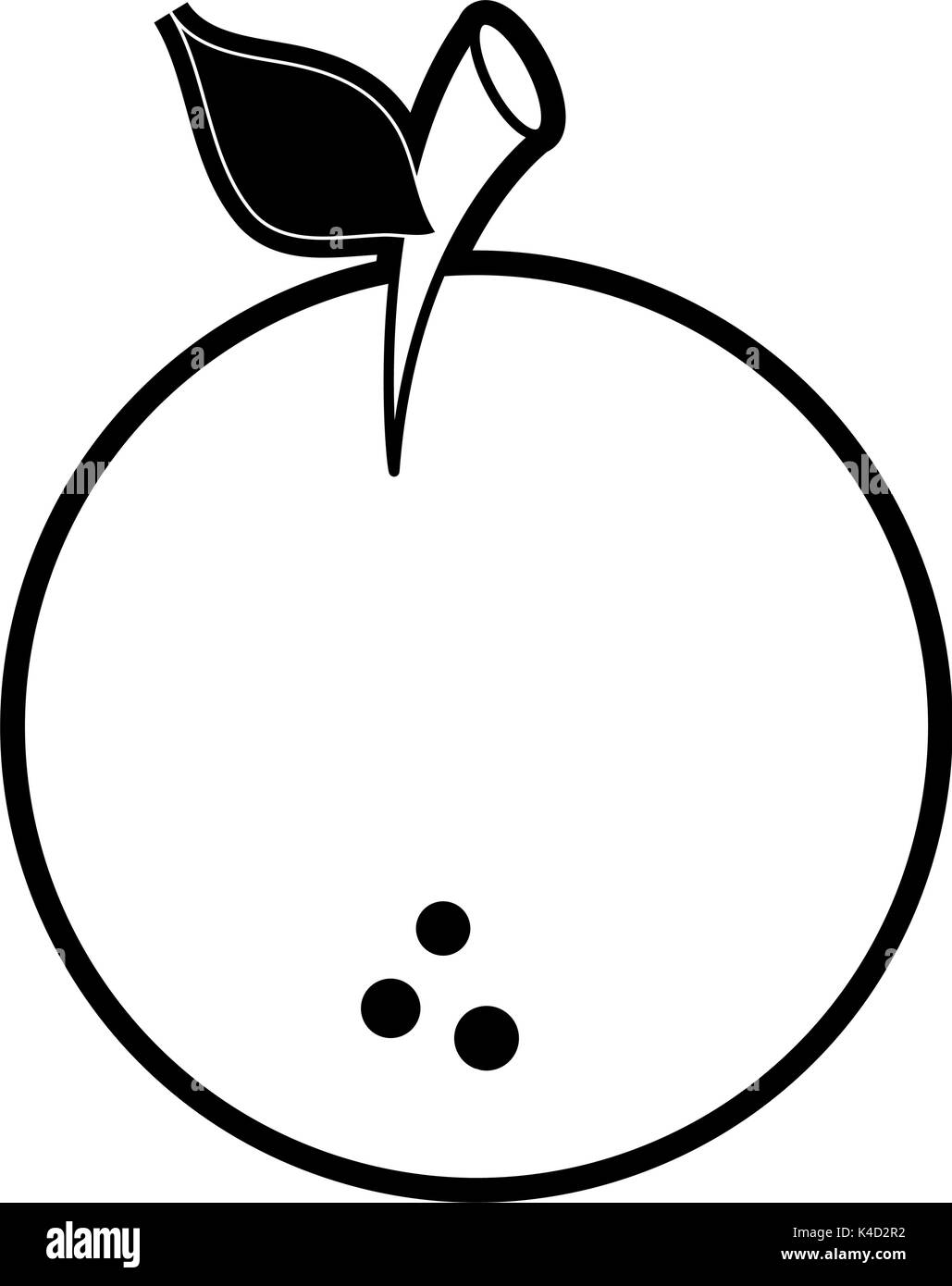 Orange citrus fruit whole Black and White Stock Photos & Images - Alamy