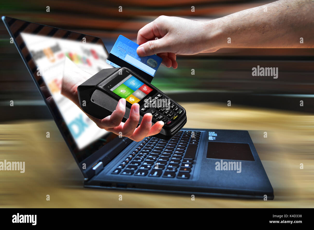Fast online shopping Stock Photo - Alamy