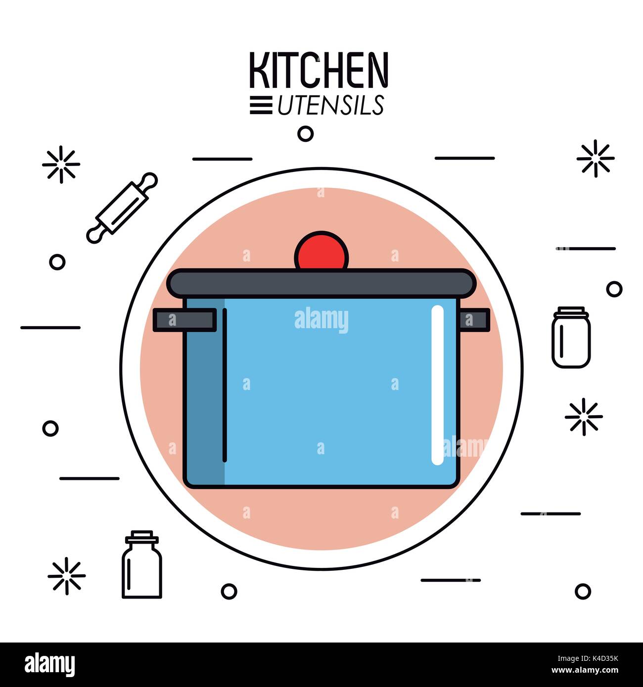 Kitchen utensils infographic Stock Vector Image & Art - Alamy