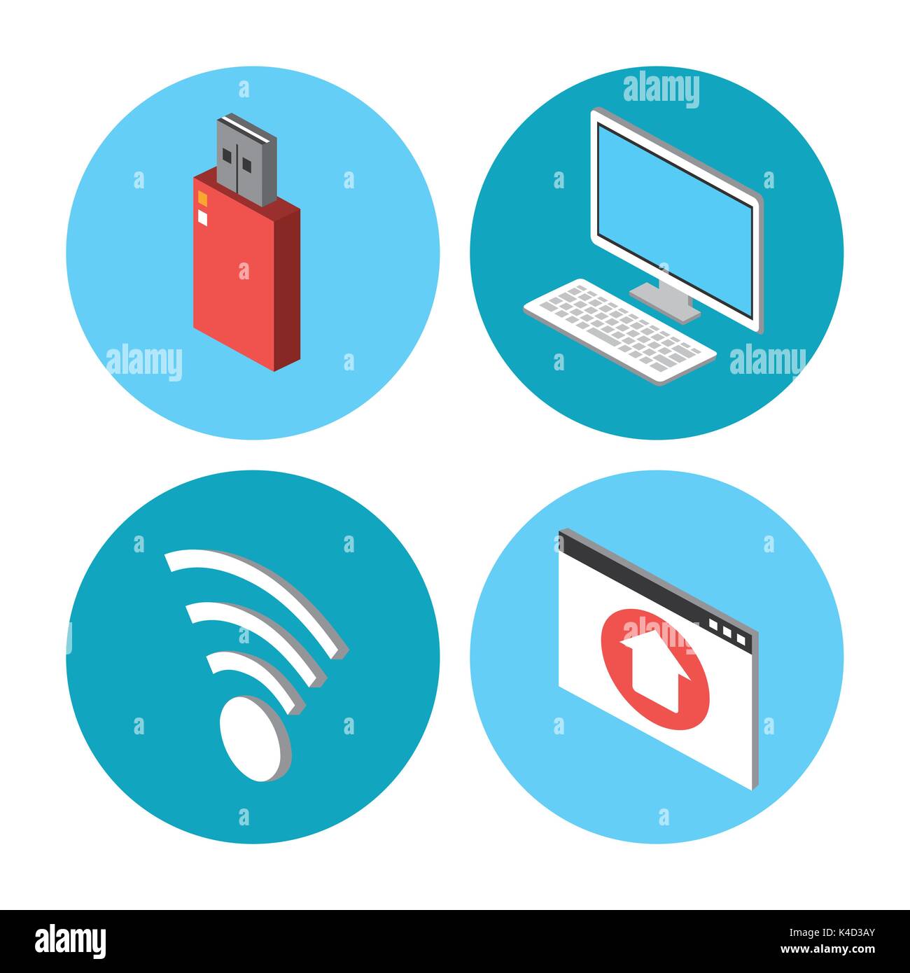 Internet and technology icons Stock Vector Image & Art - Alamy