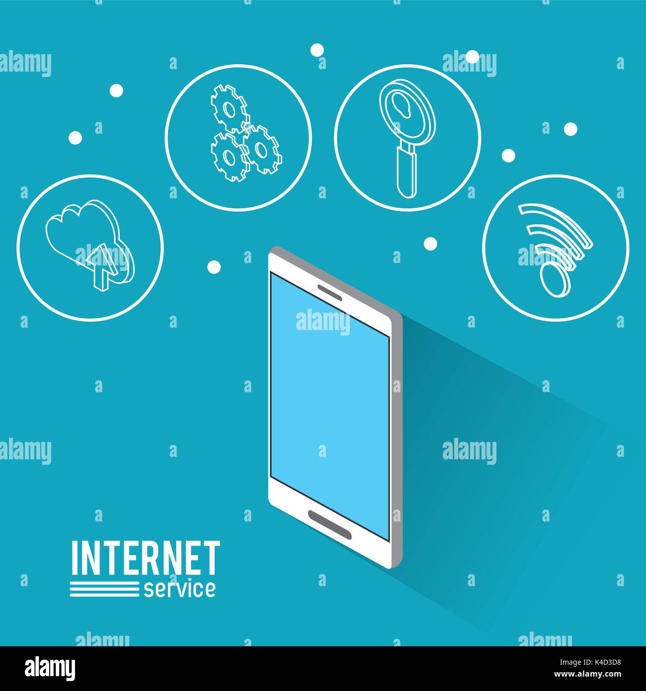 Internet service infographic Stock Vector Image & Art - Alamy