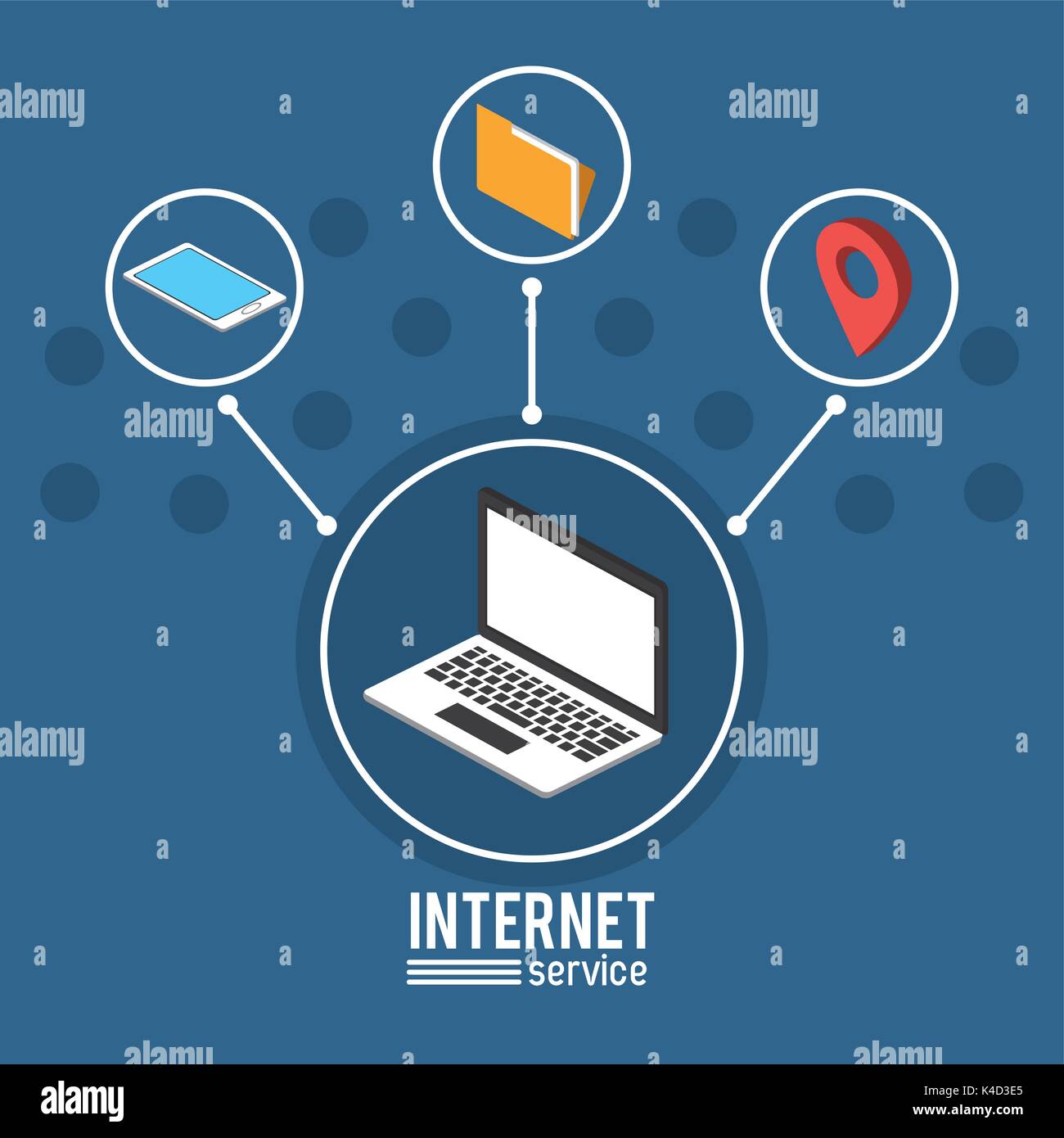 Internet service infographic Stock Vector Image & Art - Alamy