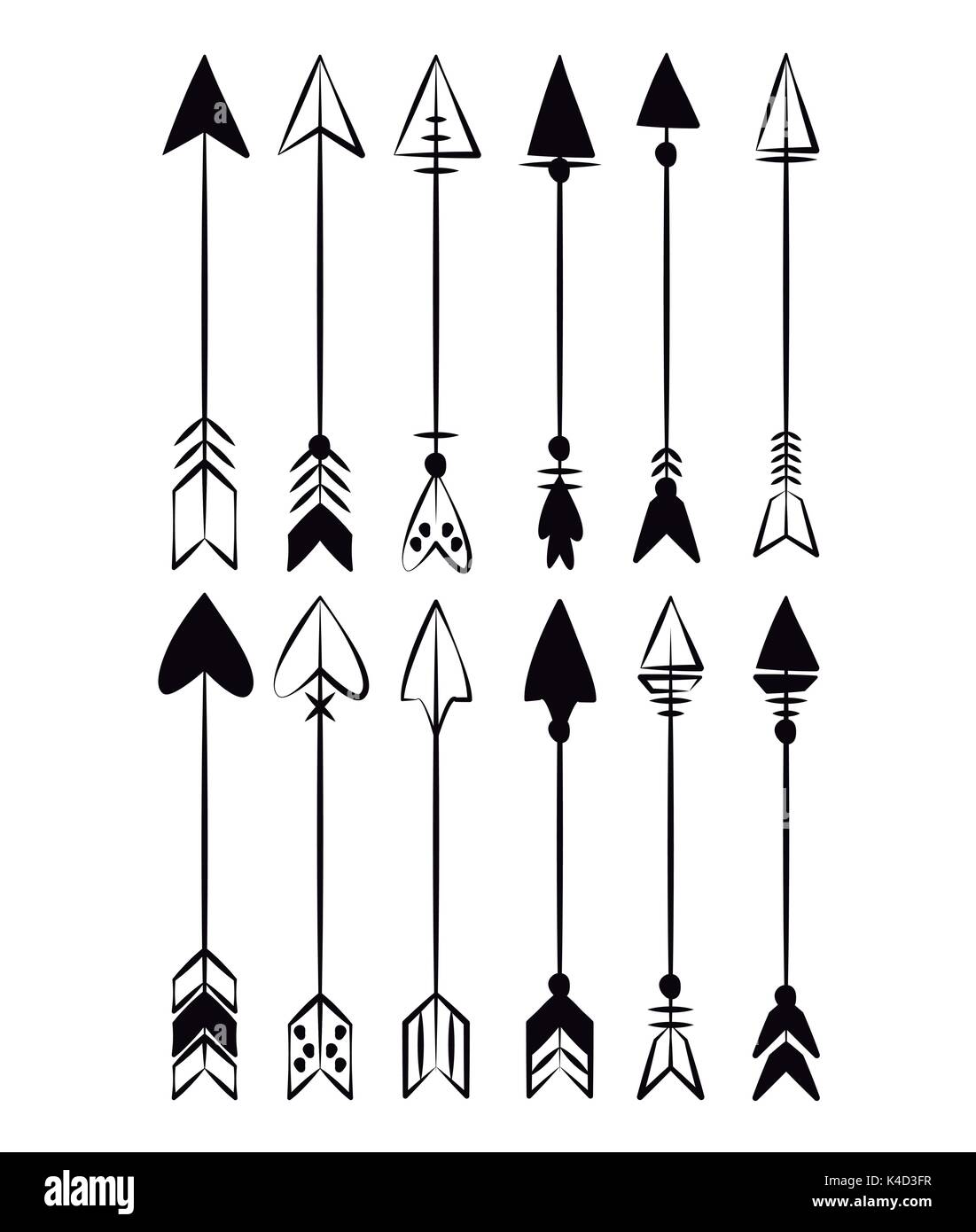 Decorative bow arrows Stock Vector Image & Art - Alamy