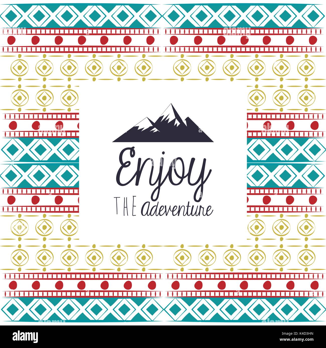 Decorative boho pattern background Stock Vector Image & Art - Alamy