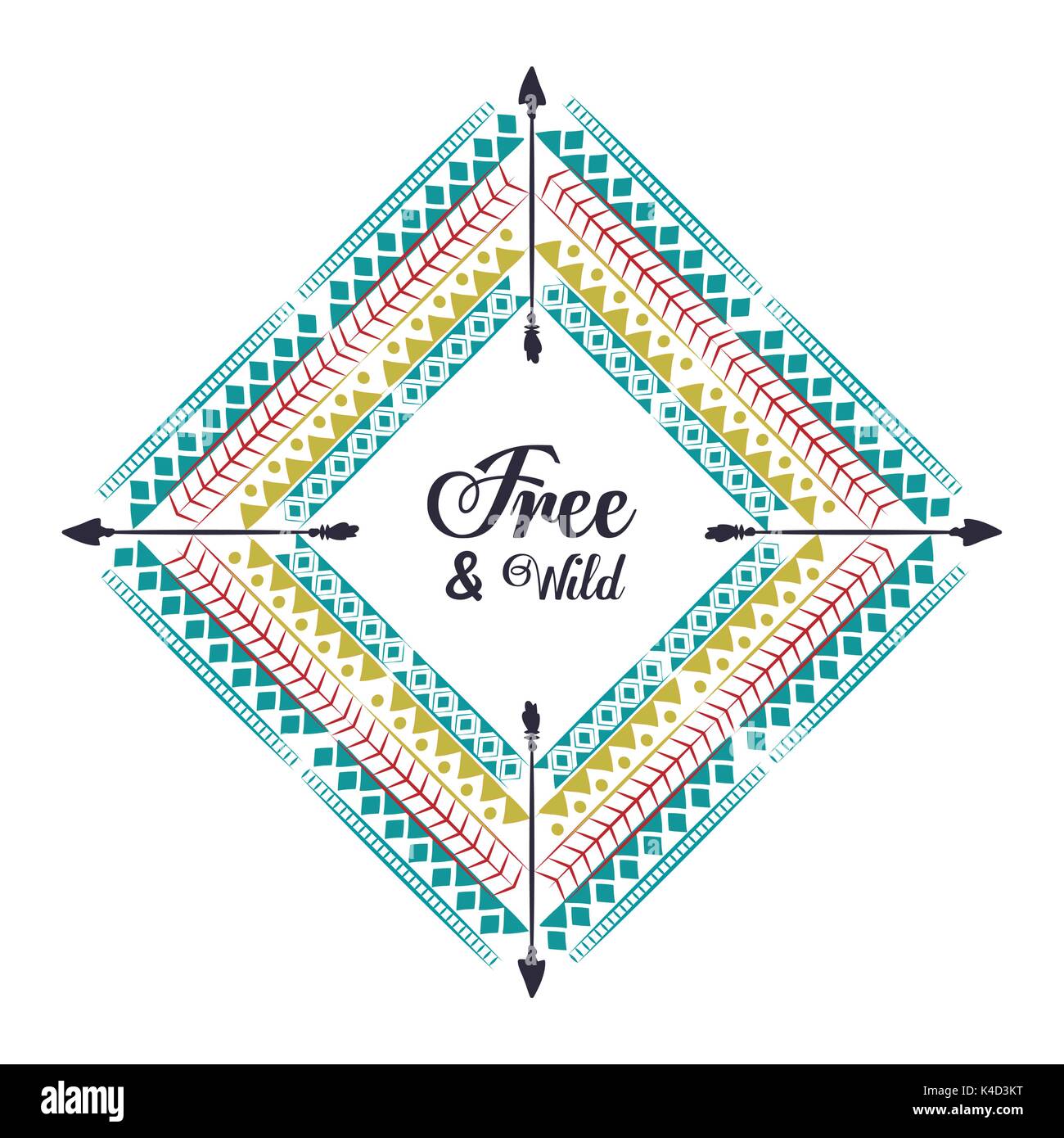 Decorative boho pattern background Stock Vector Image & Art - Alamy