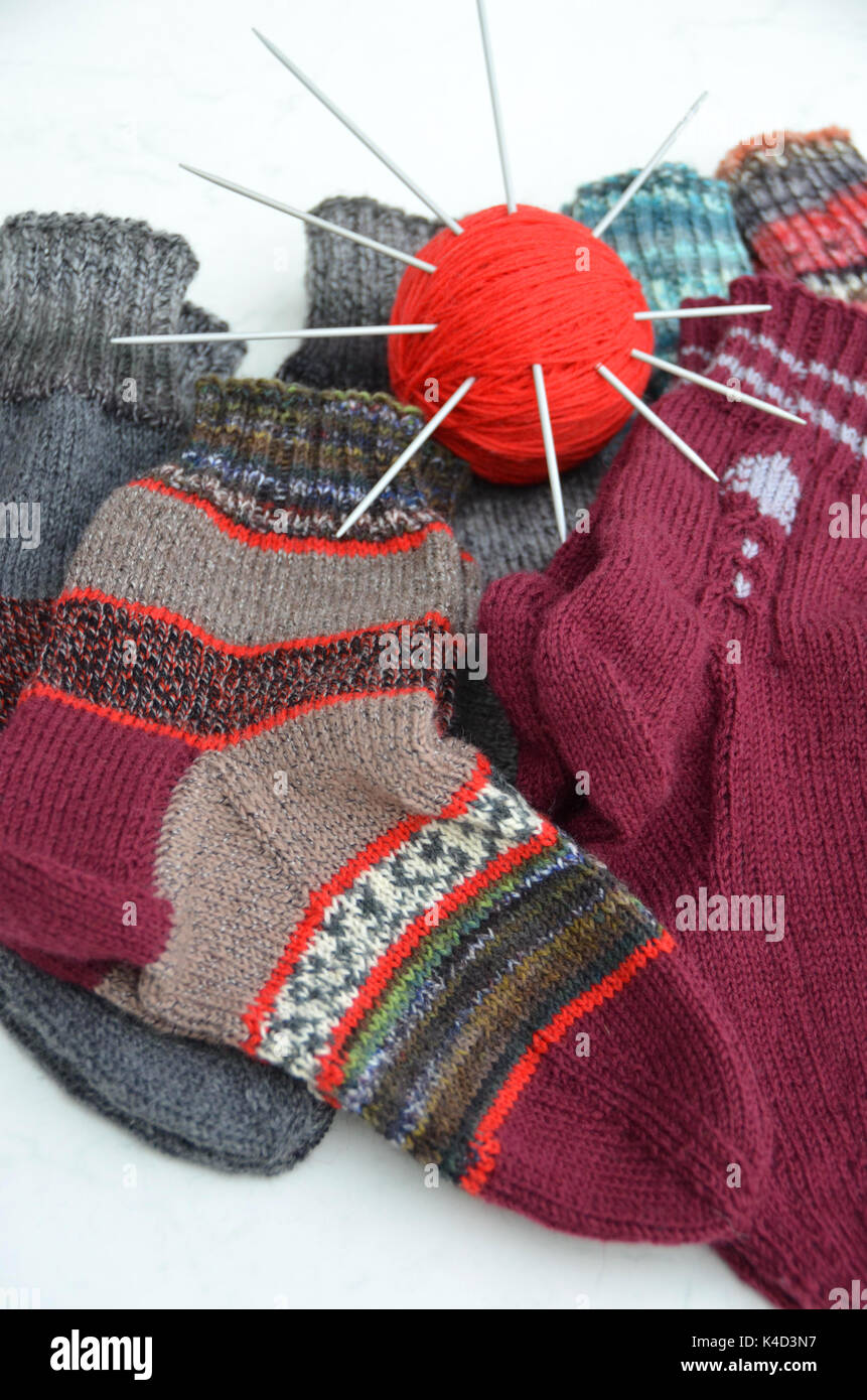 Self made socks hi-res stock photography and images - Alamy