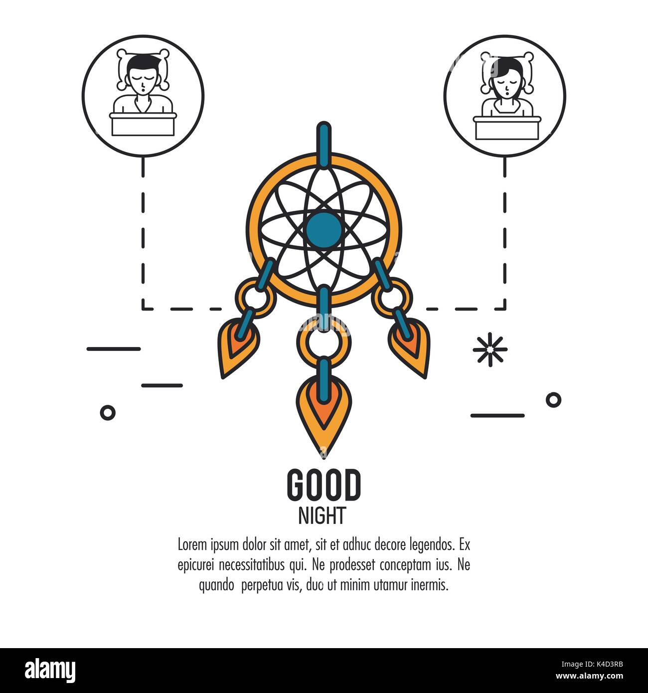 Sweet dreams and good sleep infographic Stock Vector Image & Art - Alamy