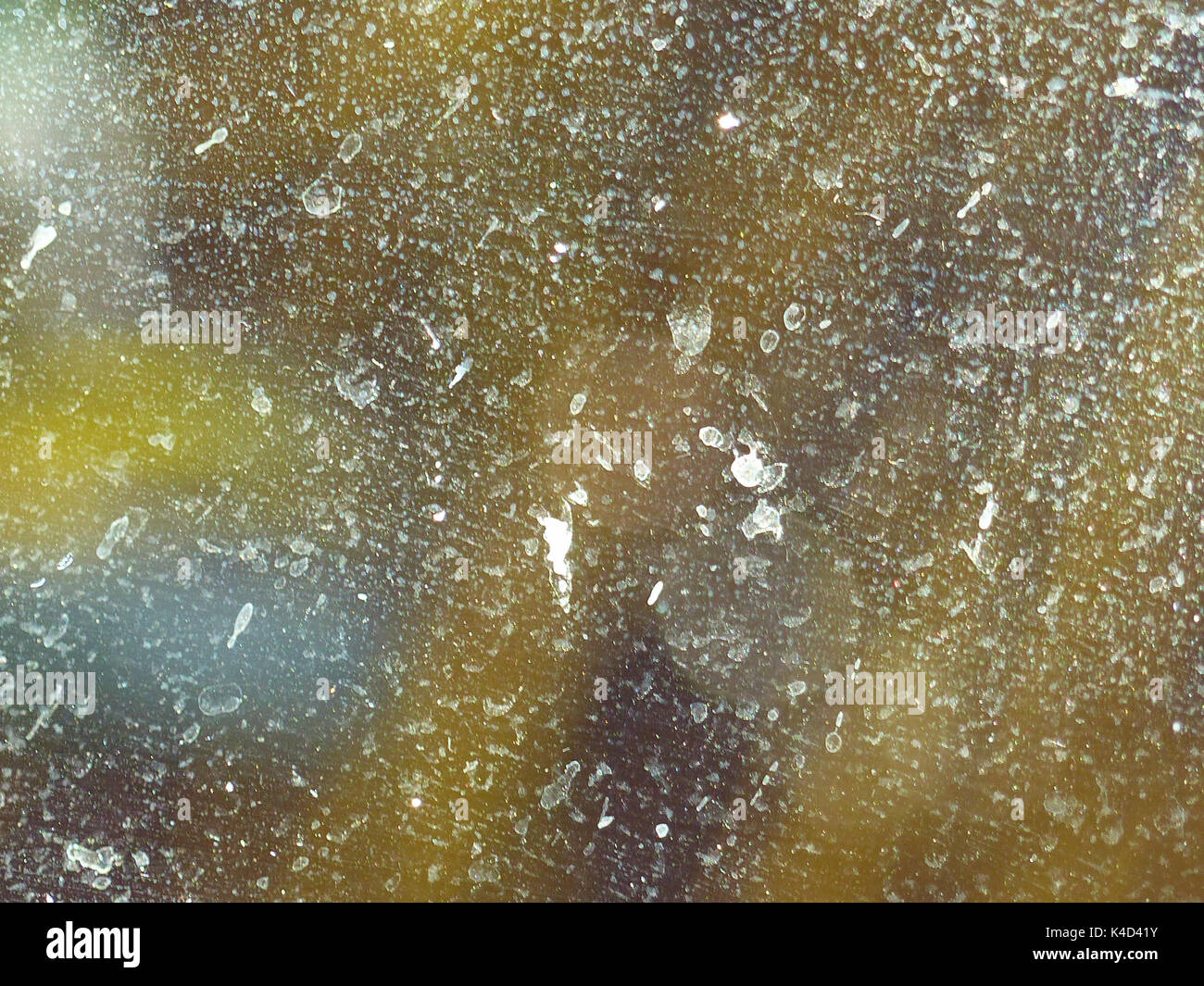 Dirty Window Pane In The Backlight Stock Photo - Alamy