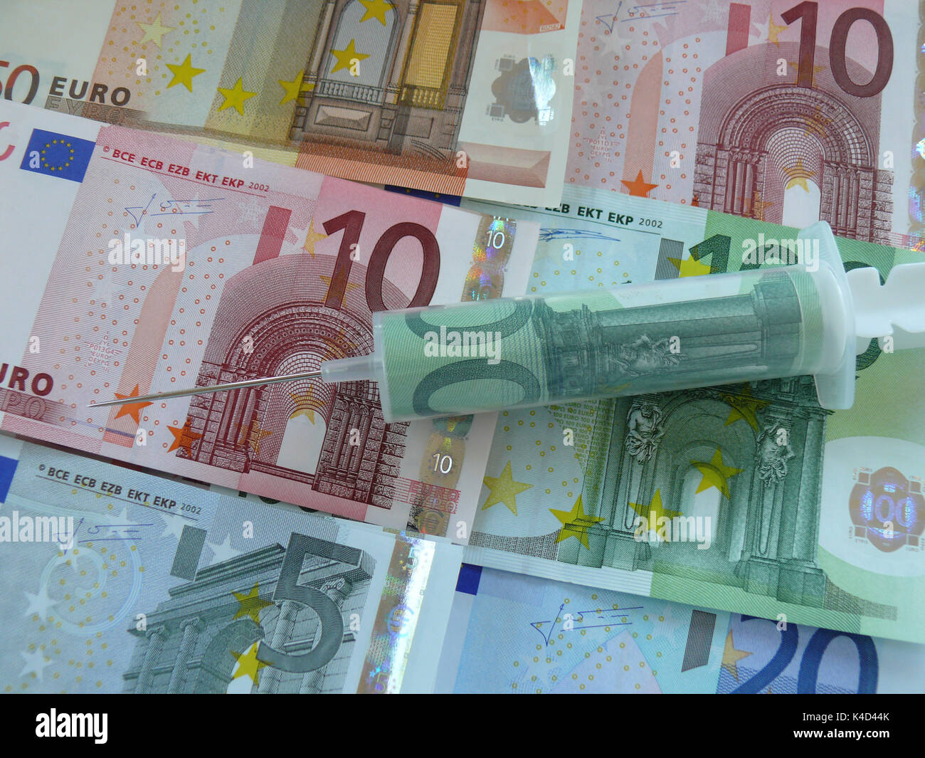 Cash Injection, Symbol Stock Photo - Alamy