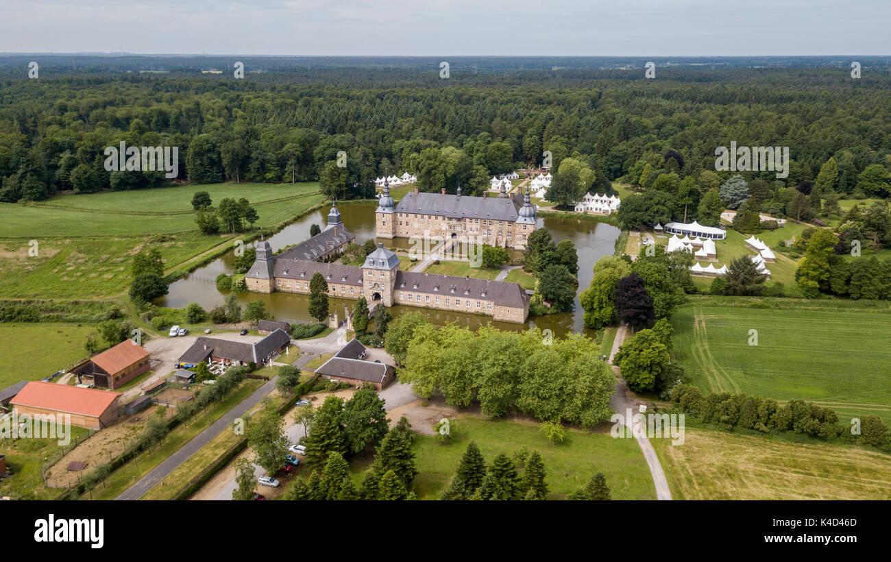 Aerial view of Lembeck castle in Dorsten, Germany Stock Photo - Alamy