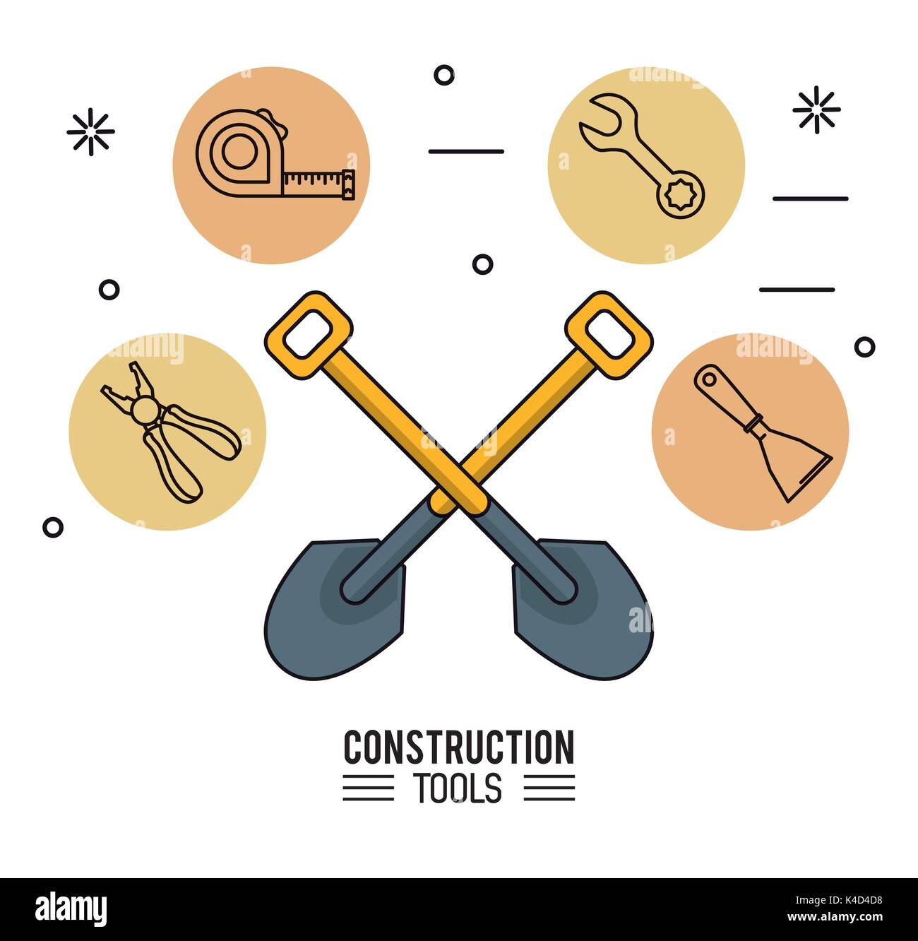 Carpentry tools infographic hi-res stock photography and images - Alamy