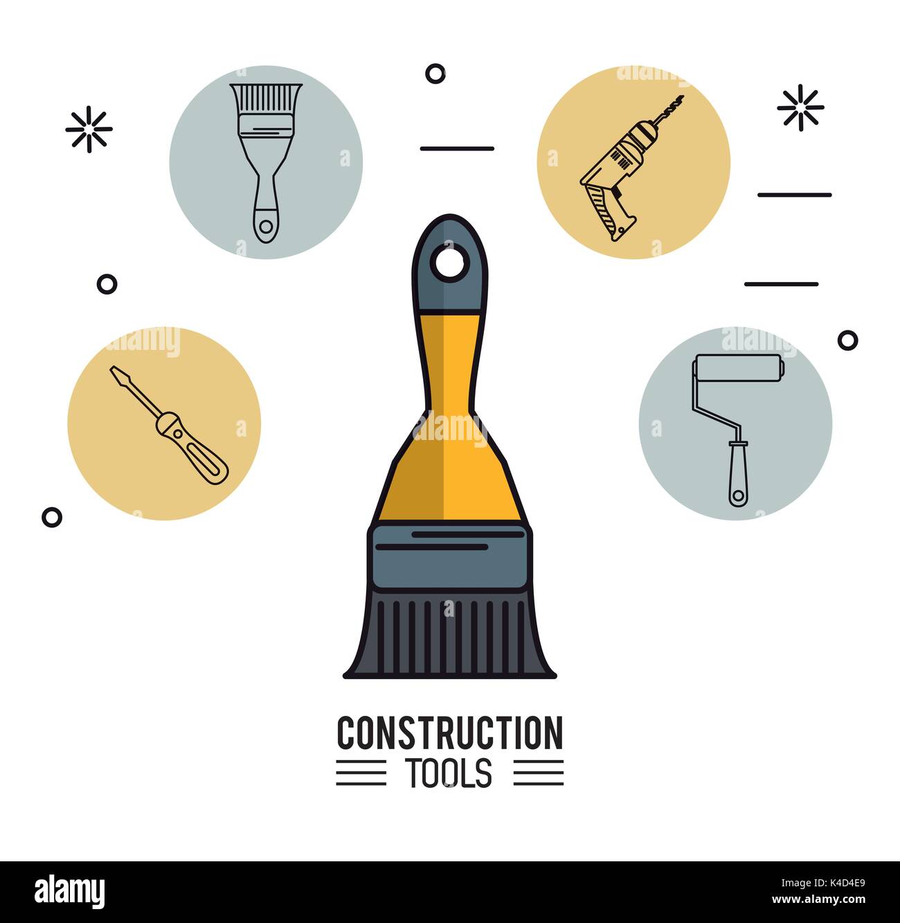 construction tools infographic Stock Vector Image & Art - Alamy