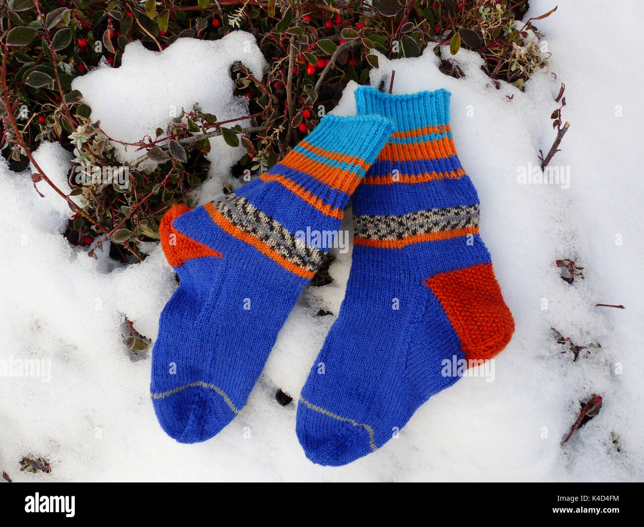 Orange wool socks hi-res stock photography and images - Alamy