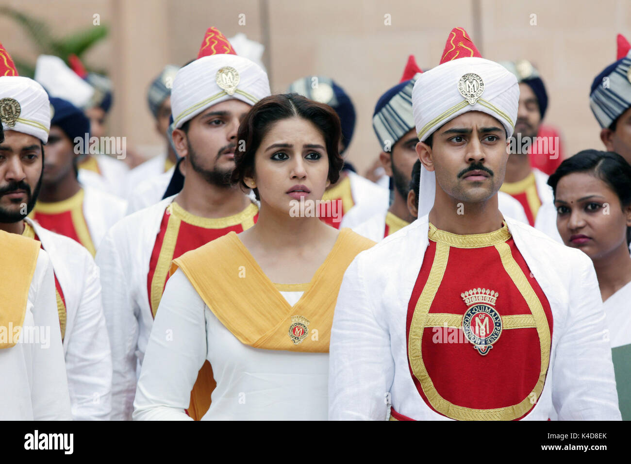 VICEROY'S HOUSE, front, from left: Huma Qureshi, Manish Dayal, 2017. ph ...