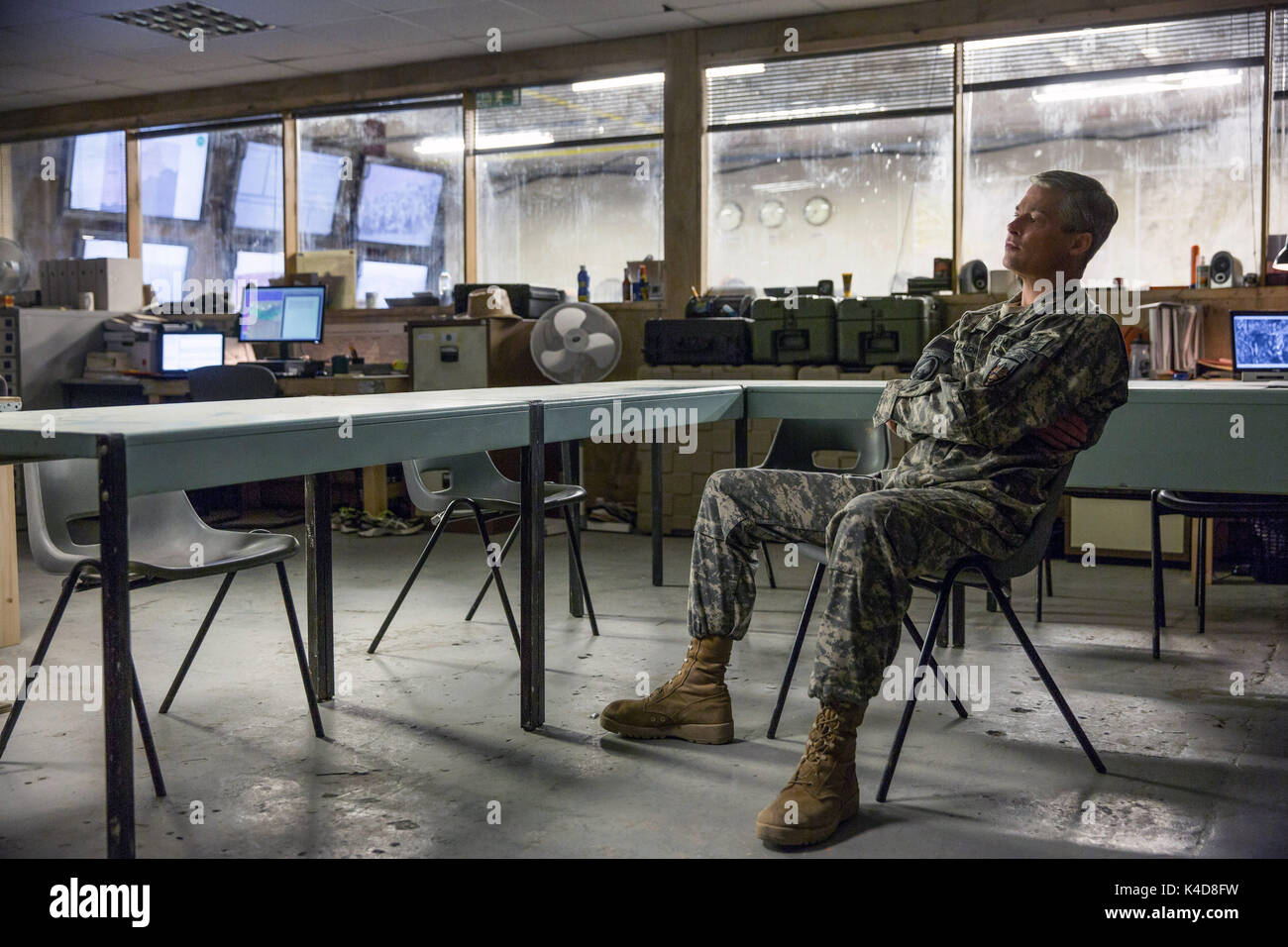 WAR MACHINE, Brad Pitt, 2017. ph: Francois Duhamel/©Netflix/courtesy ...