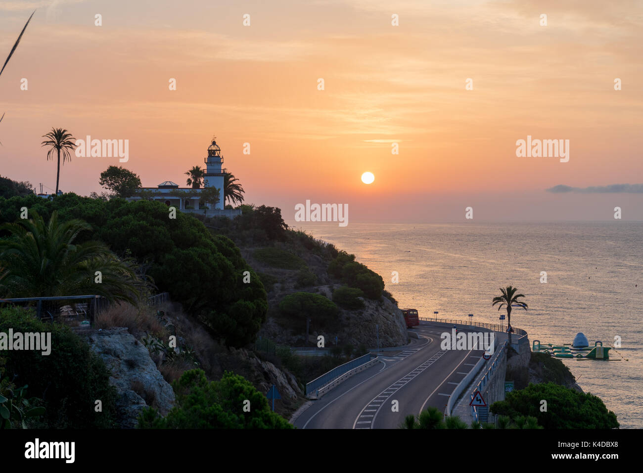 Barcelona lighthouse hi-res stock photography and images - Alamy