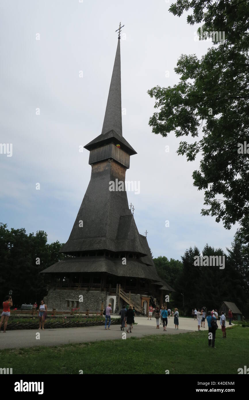 Peri Monastery, world's highest wooden structure, Sapanta, Romania ...