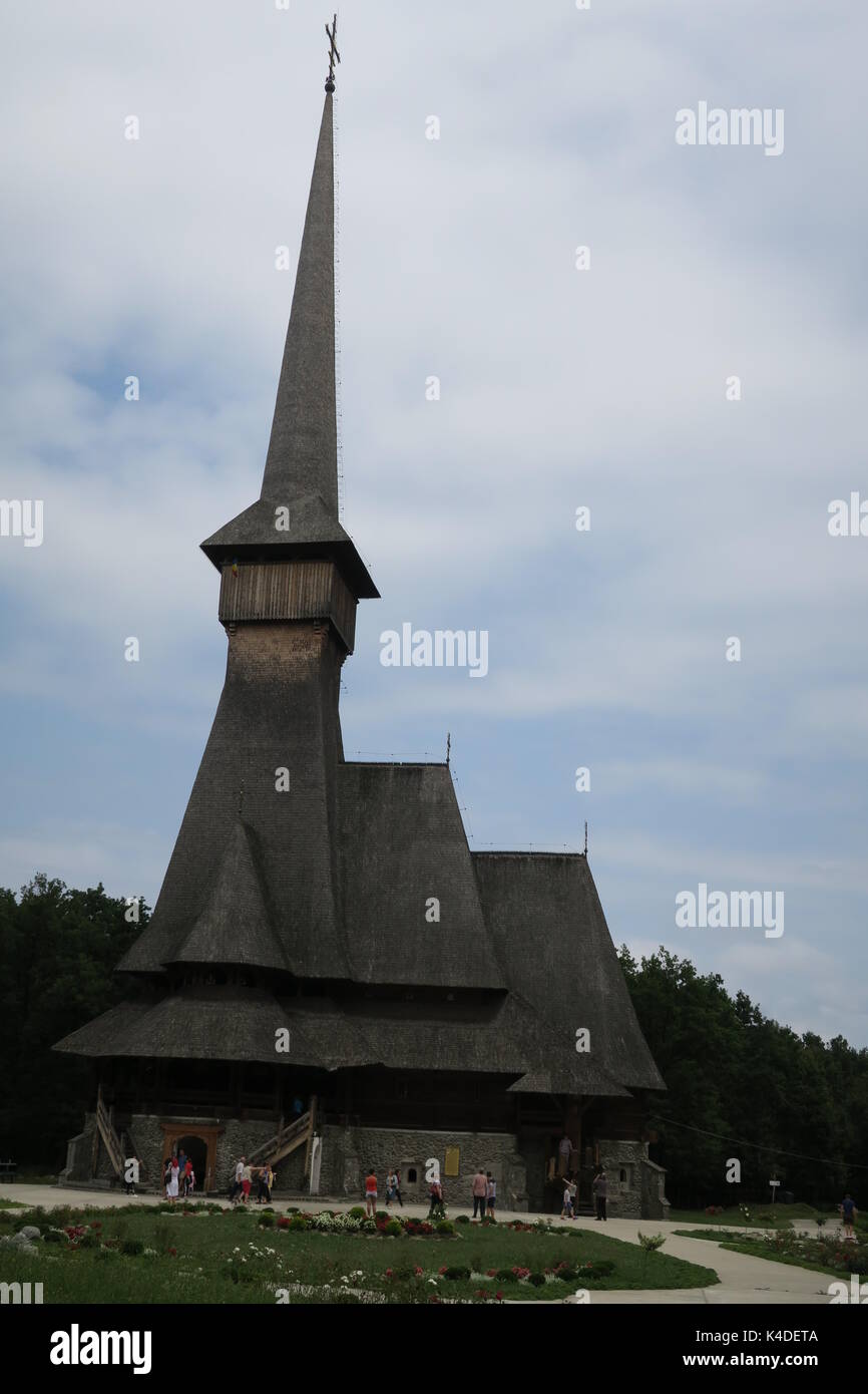 Peri Monastery, world's highest wooden structure, Sapanta, Romania ...
