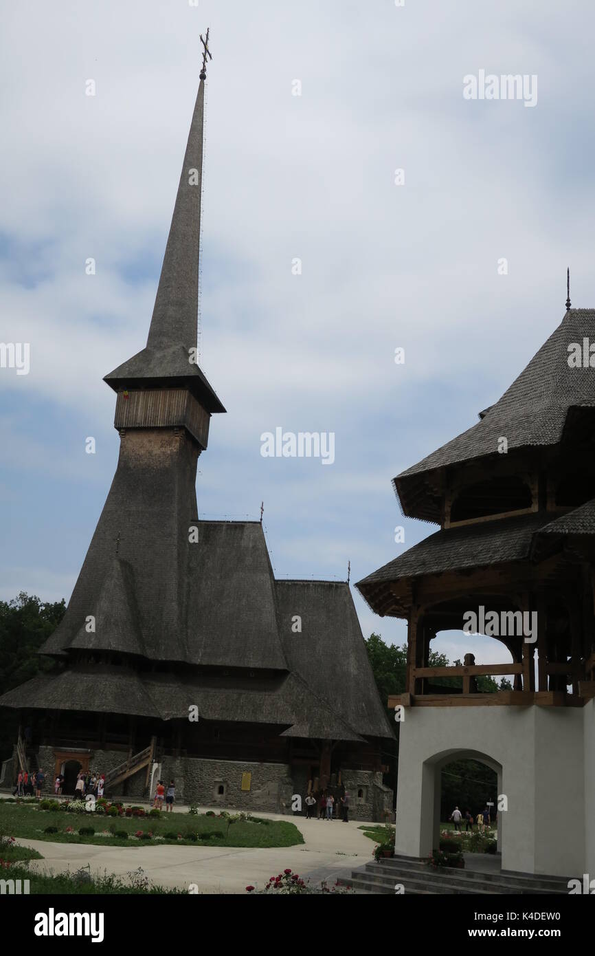 Peri Monastery, world's highest wooden structure, Sapanta, Romania ...