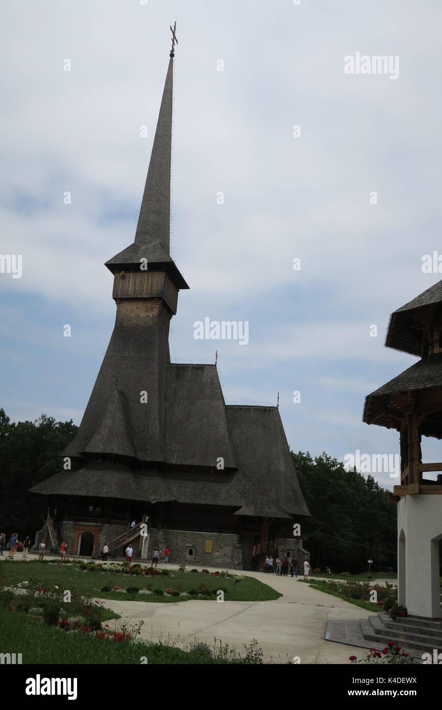 Peri Monastery, world's highest wooden structure, Sapanta, Romania ...