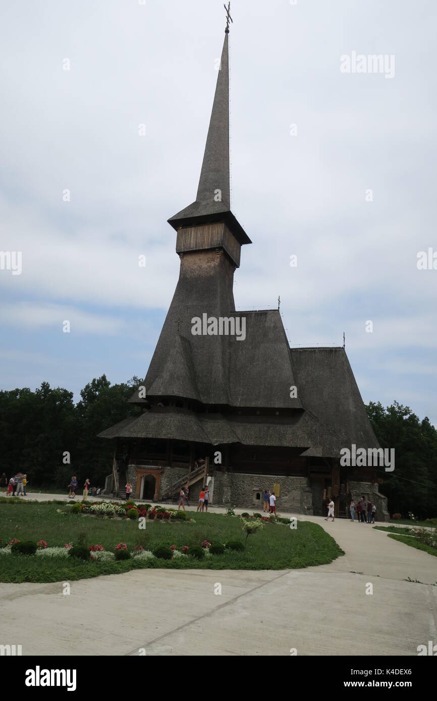 Peri Monastery, world's highest wooden structure, Sapanta, Romania ...