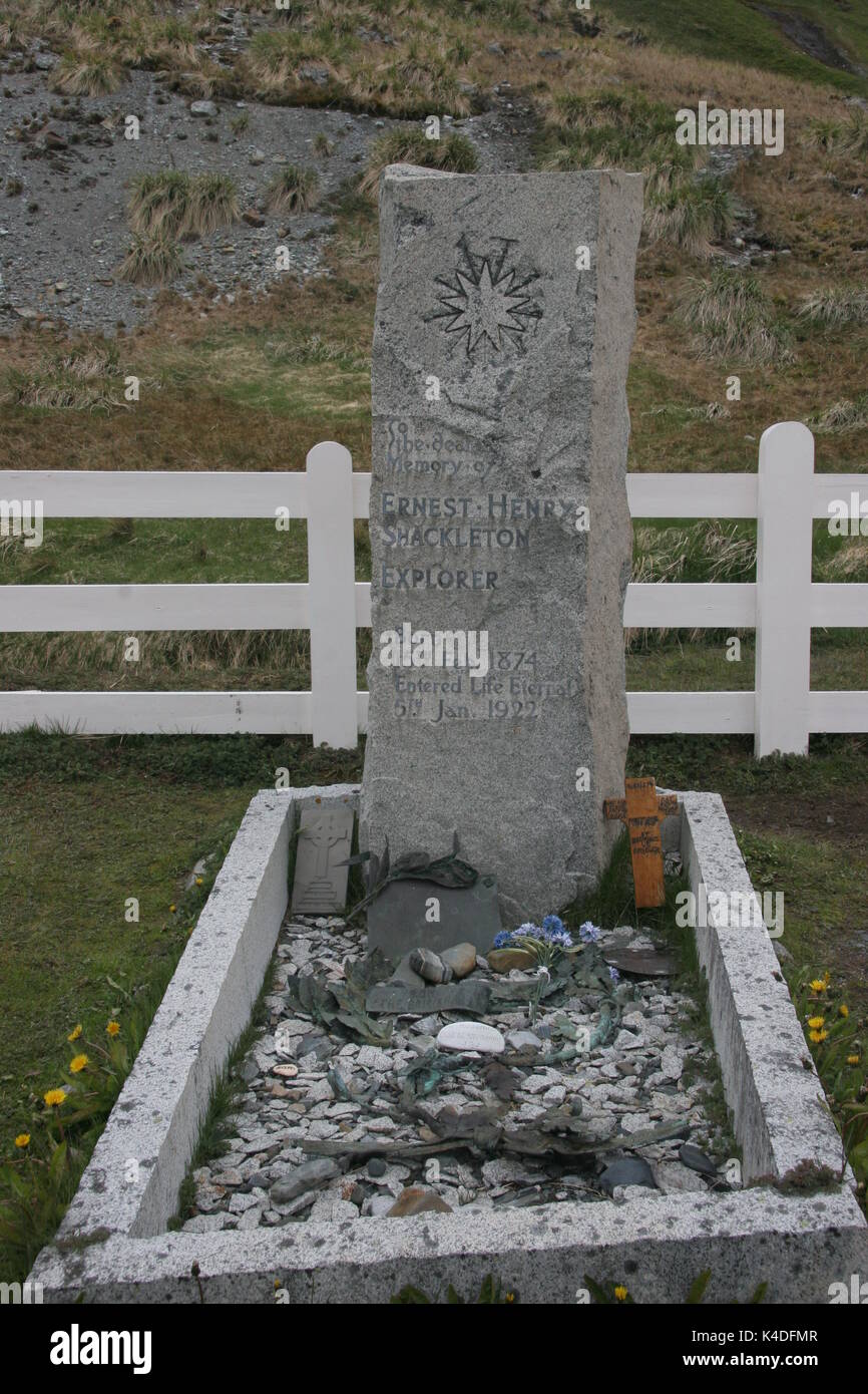 Ernest shackleton’s grave hi-res stock photography and images - Alamy