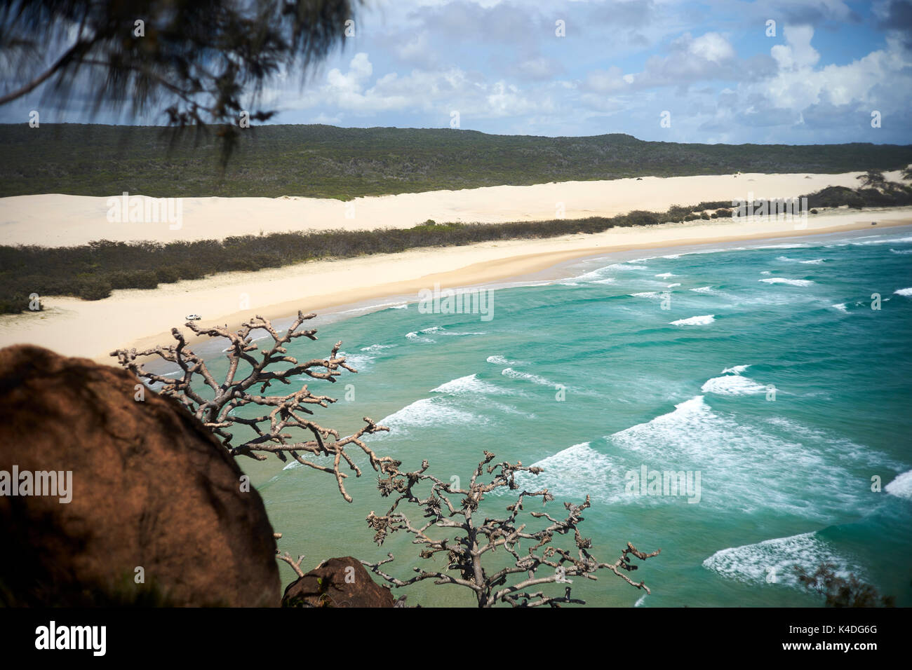 lonely sandy beach in Australia from above Stock Photo - Alamy