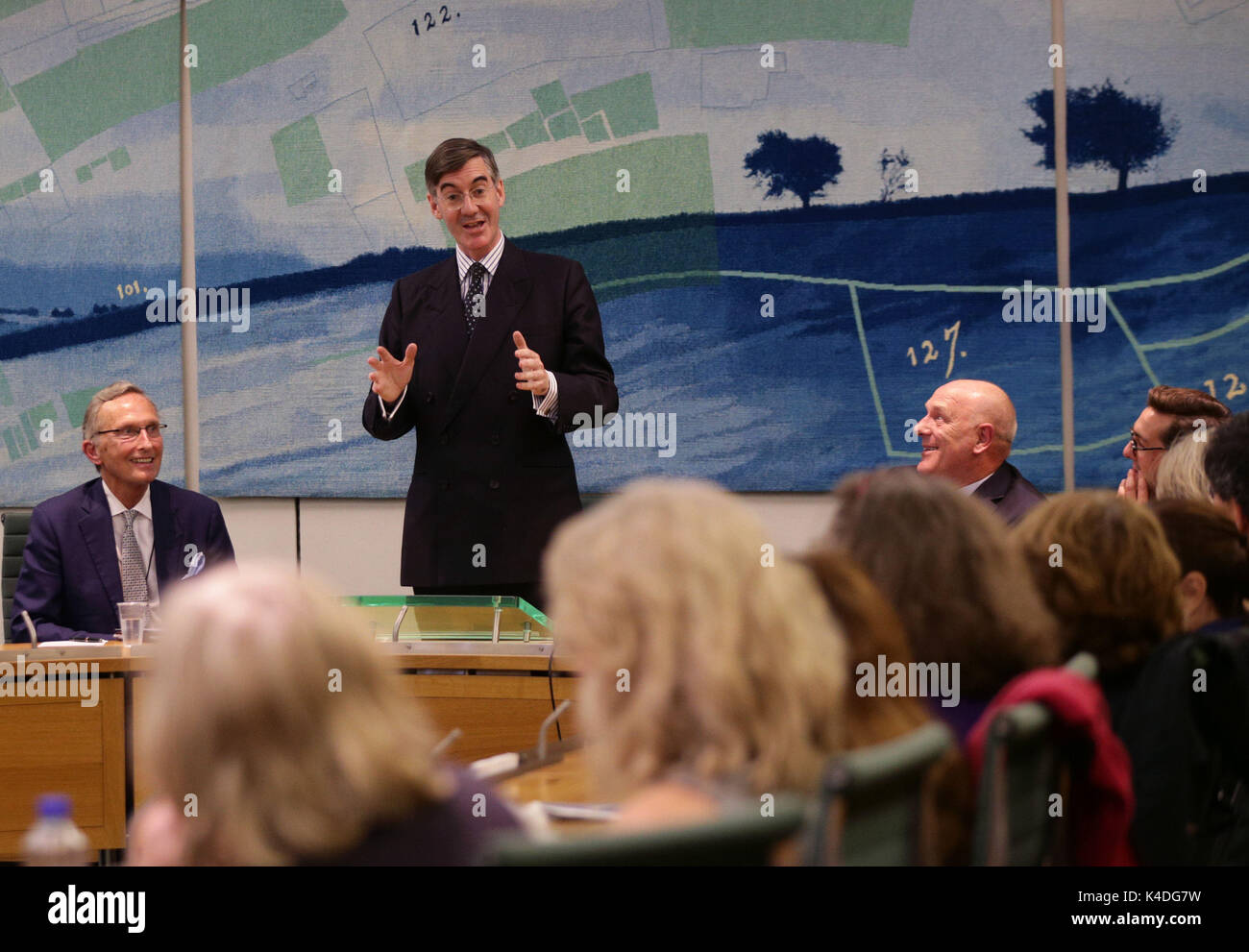 Jacob rees mogg mp speaking to supporters during conservative voice ...