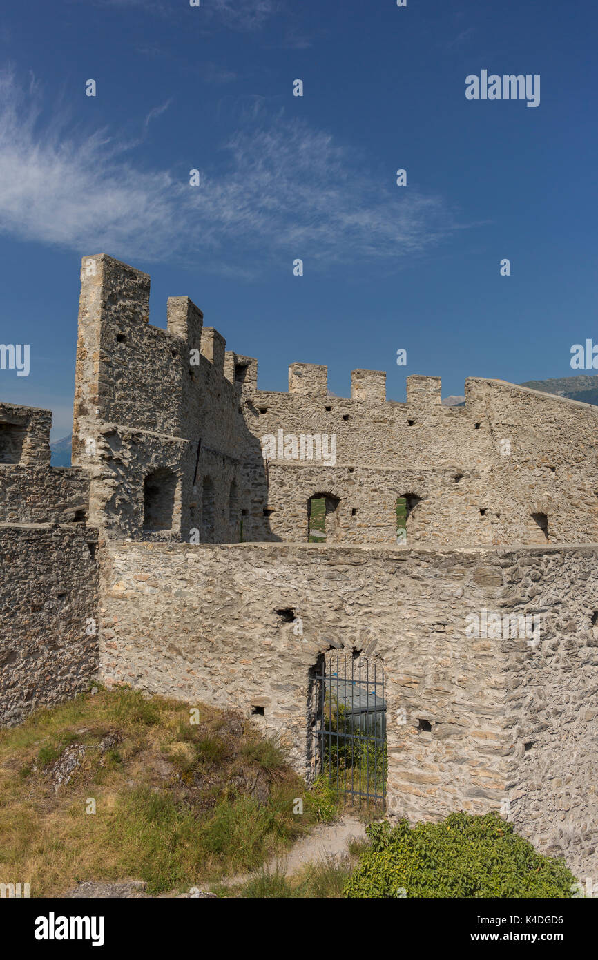 SION, SWITZERLAND - Tourbillon Castle Stock Photo - Alamy