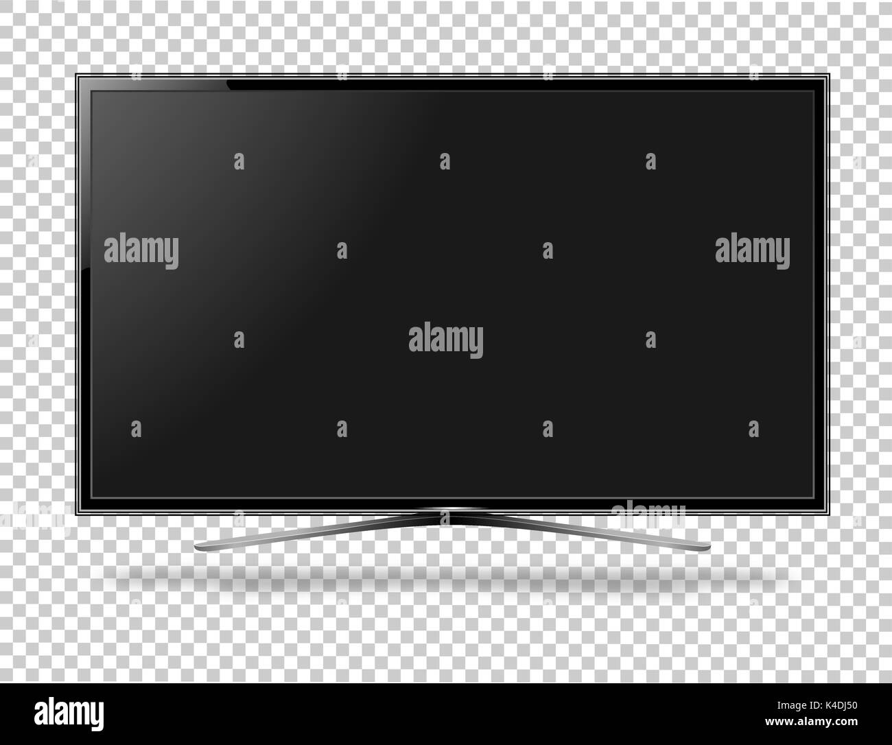 TV screen flat lcd led vector illustration Stock Vector Image & Art - Alamy