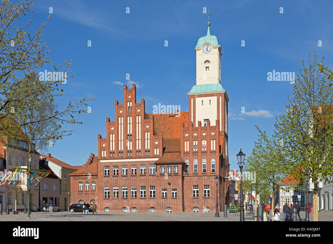 town hall, Wittstock/Dosse, Brandenburg, Germany Stock Photo - Alamy