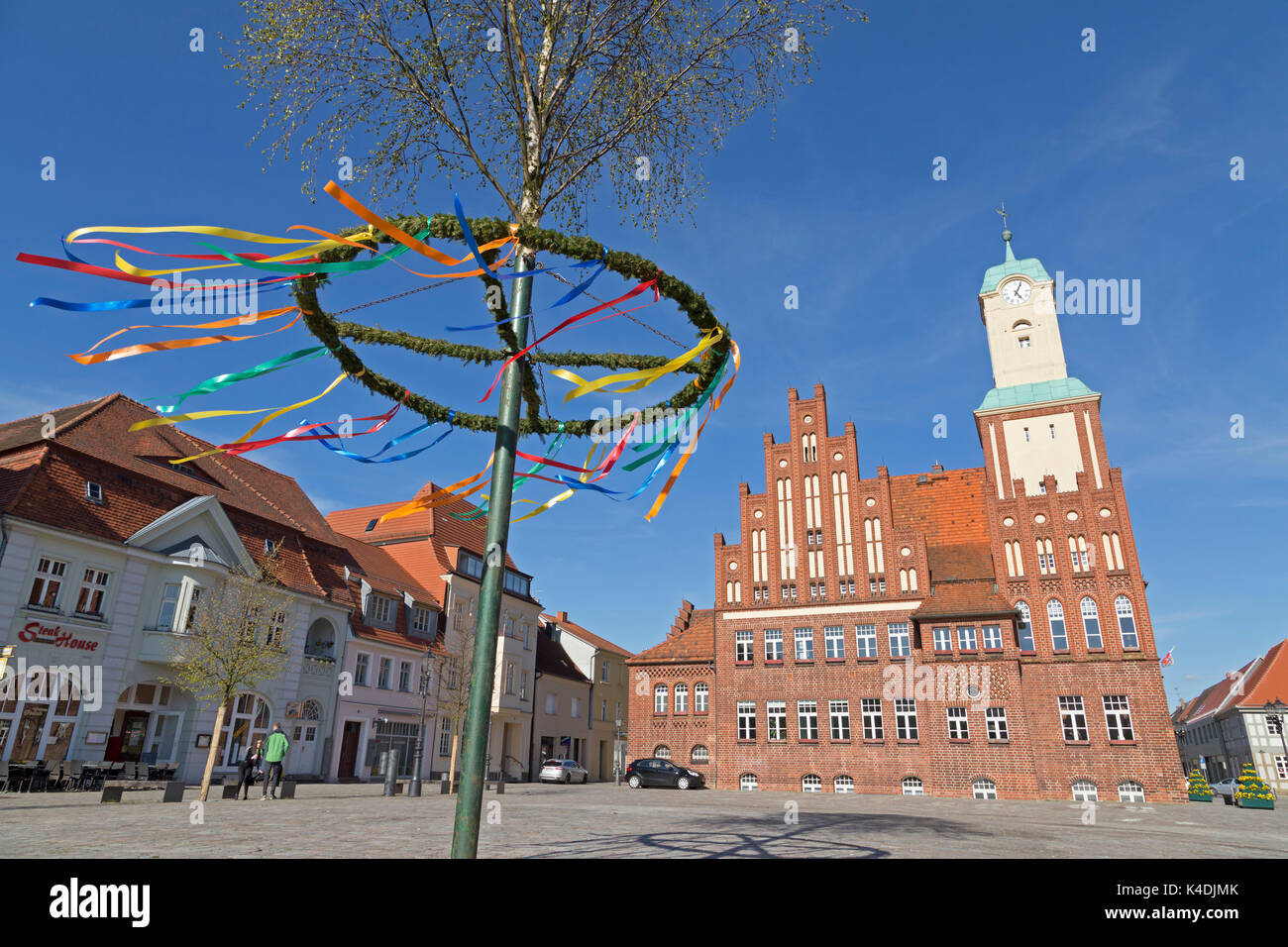 town hall, Wittstock/Dosse, Brandenburg, Germany Stock Photo - Alamy