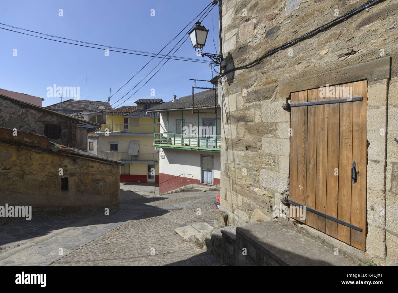 a street view in Monforte de Lemos, Lugo, Spain Stock Photo - Alamy