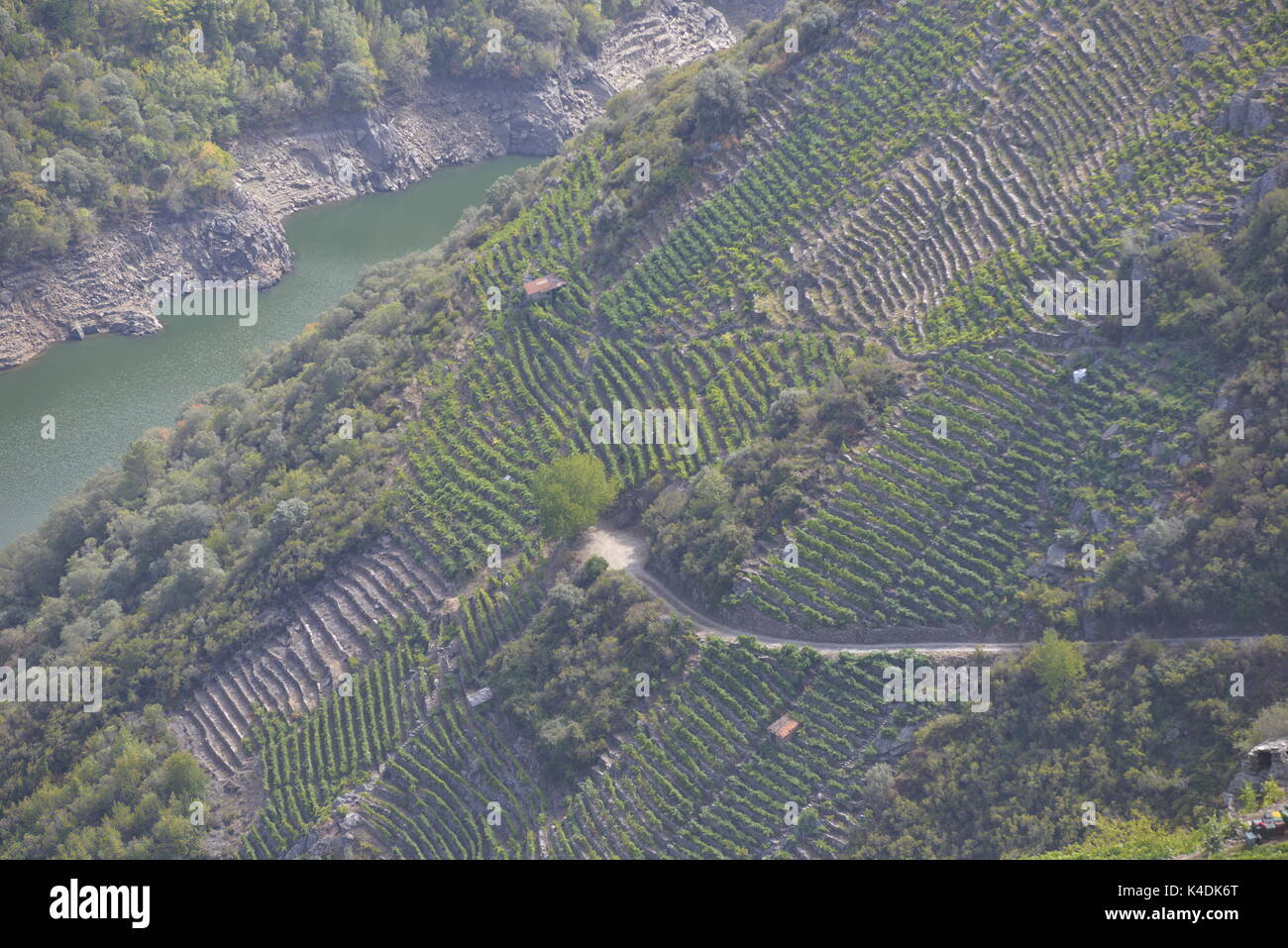 Rio Sil landscape, Galicia, Spain Stock Photo - Alamy